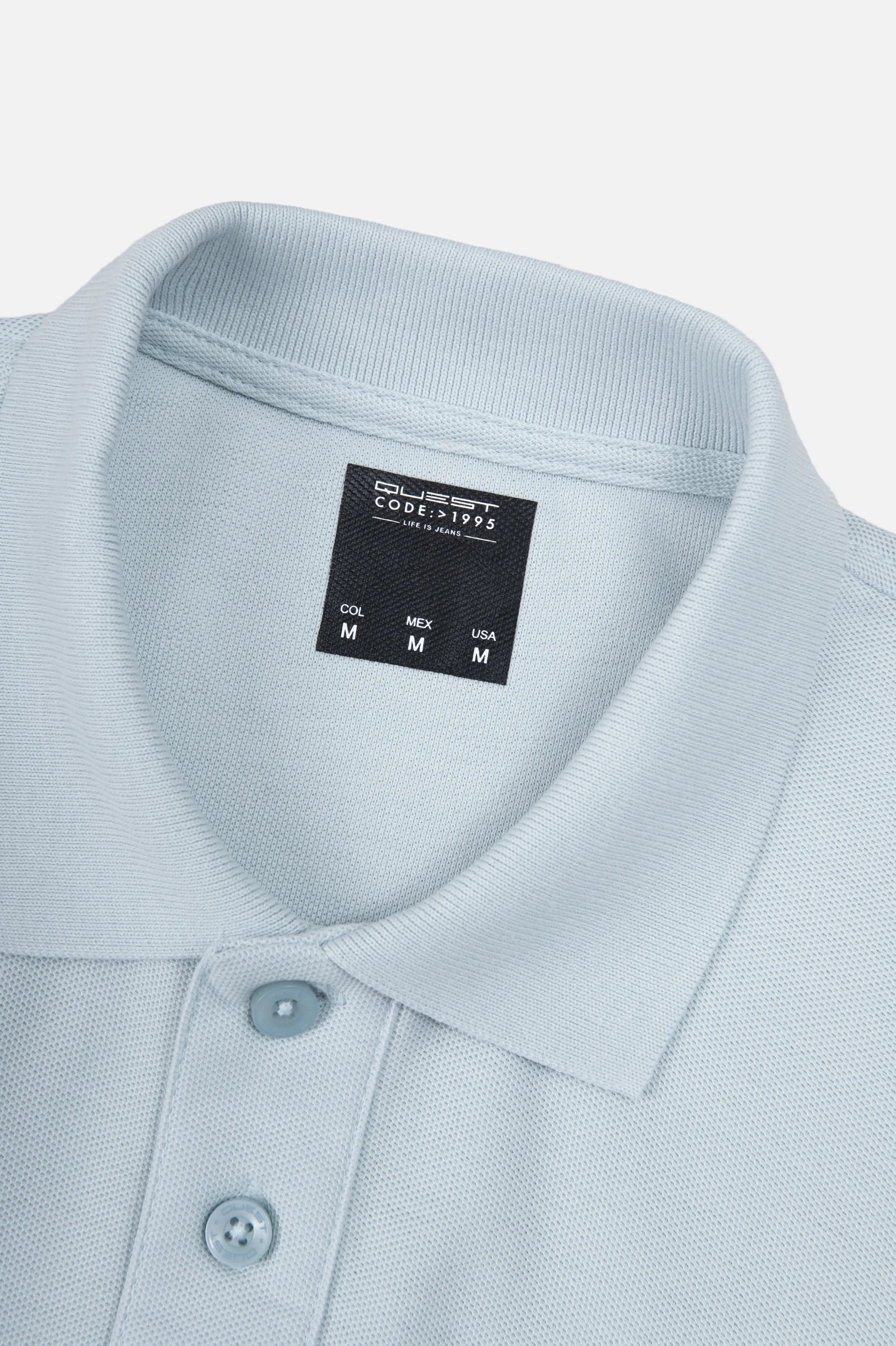 POLO SLIM COLOR BABY BLUE – Quest Colombia